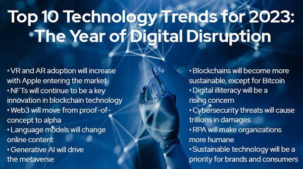 10 Technology Trends for 2023: Year of Digital Disruption